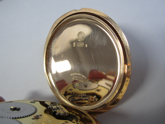 Bonhams : Uhrenfabrik-Union, Glashütte. A 14K gold keyless wind full ...