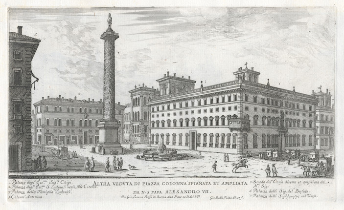 Bonhams : FALDA (GIOVANNI BATTISTA) Il Nuovo teatro delle fabriche, et ...