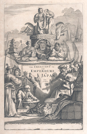 Bonhams : MONTANUS (ARNOLDUS) Atlas Japannensis being Remarkable ...