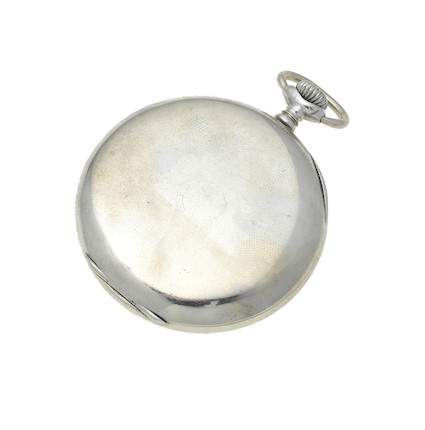 Bonhams : Alpina. A stainless steel keyless wind open face pocket watch