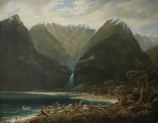 Bonhams : Isaac Whitehead (Australian, 1819-1881) In Milford Sound ...