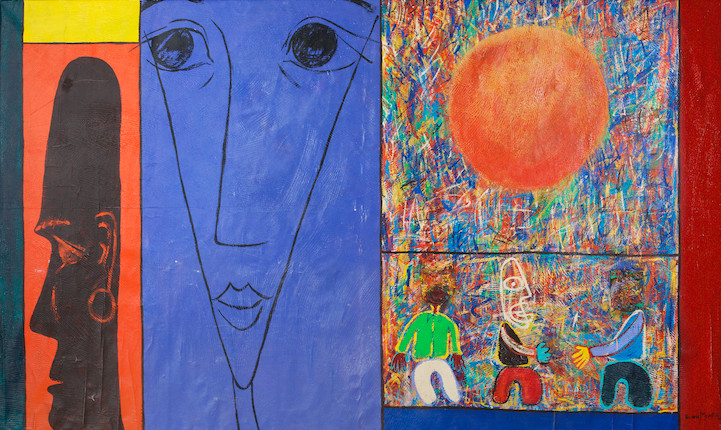 Bonhams : Velaphi Mzimba (South African, born 1959) New Dawn