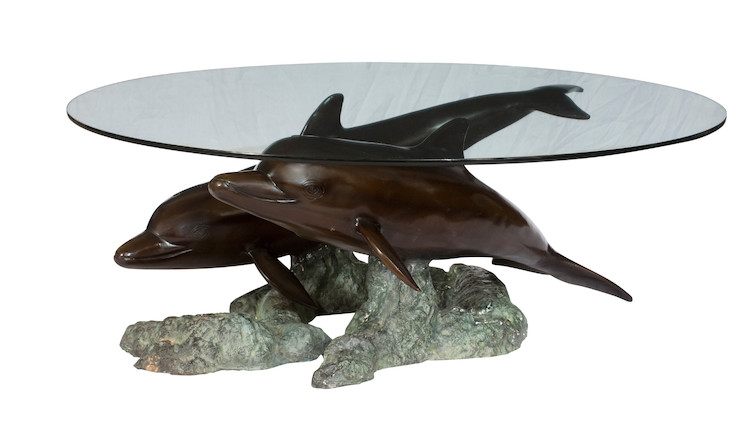 Bonhams : Mark Stoddart (Scottish, Born 1960), A patinated bronze table ...