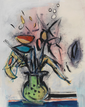 Bonhams : Ahmed Parvez (Pakistan, 1926-1979) Untitled (Four Watercolours)