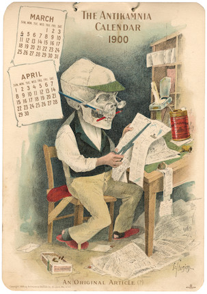 Bonhams : MEDICINE - ANTIKAMNIA CALENDARS The Antikamnia Calendar, for ...