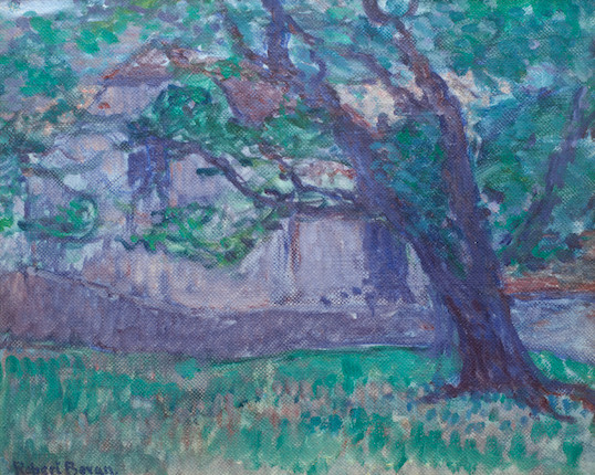 Bonhams : Robert Bevan (British, 1865-1925) Leaning tree