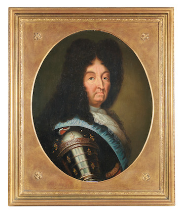 Bonhams : Manner of Hyacinthe Rigaud, 19th Century Portrait of Louis ...