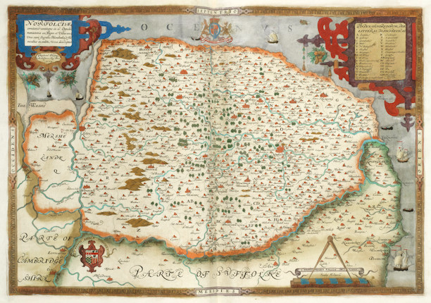Bonhams : SAXTON (CHRISTOPHER) An Atlas of England and Wales, FIRST ...
