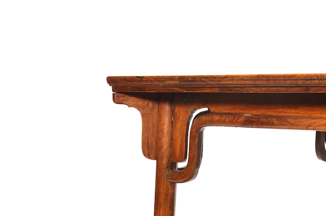 Bonhams : A very rare Huanghuali square 'Immortals' table, Baxian zhuo ...