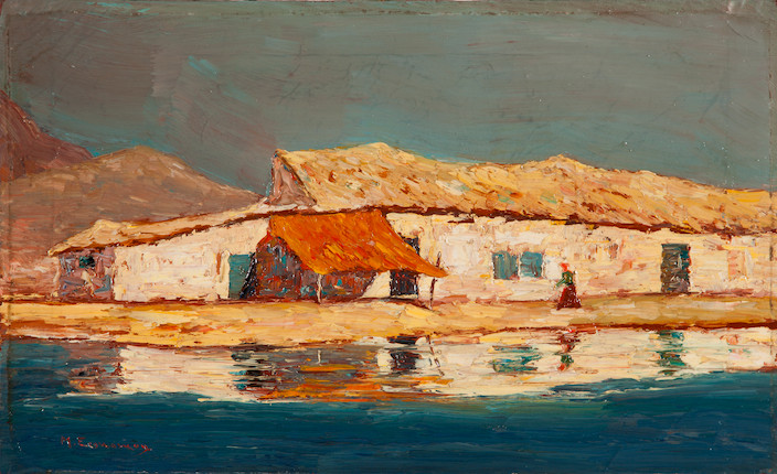 Bonhams : Michalis Economou (Greek, 1888-1933) Vielle maison des ...