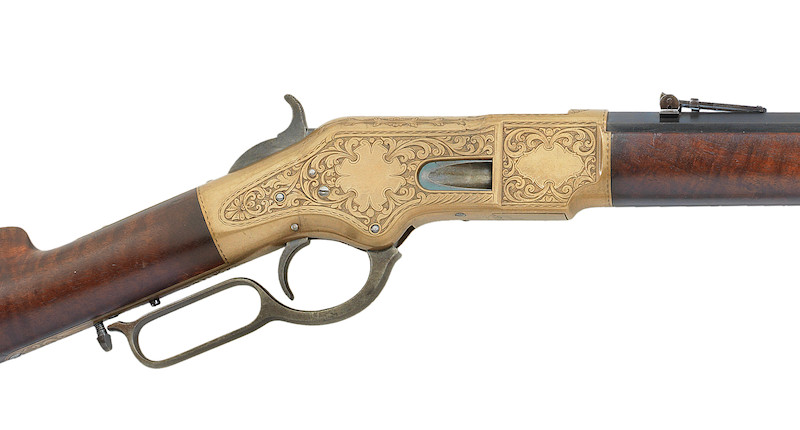 Bonhams : An engraved .44 (R.F.) 'Model 1866' lever-action rifle by ...