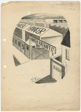 Bonhams : BBC - PETER ETON Collection of pen and ink drawings and ...