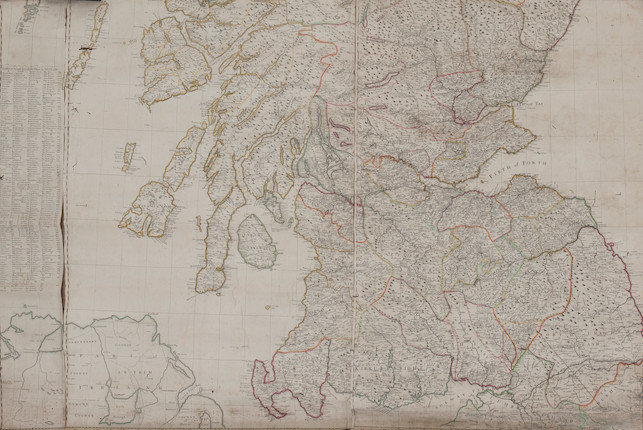 Bonhams : MAP - SCOTLAND DORRET (JAMES) A General Map of Scotland and ...