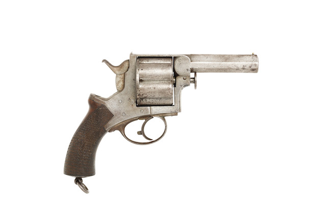 Bonhams : A rare Tranter's patent .577 (Boxer) six-shot double-action ...