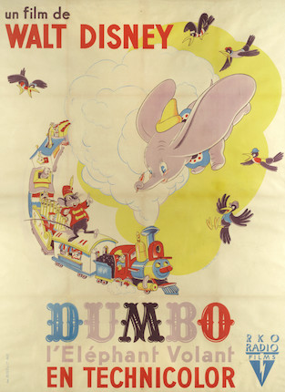Bonhams : Dumbo (Dumbo, L'Eléphant Volant), RKO Radio Pictures, 1947,