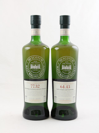 Bonhams : SMWS 77.32-25 year old SMWS 64.43-23 year old
