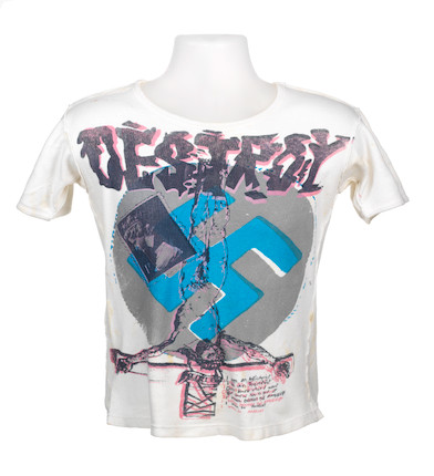 Bonhams : Vivienne Westwood and Malcolm McLaren A 'Destroy' T-shirt ...
