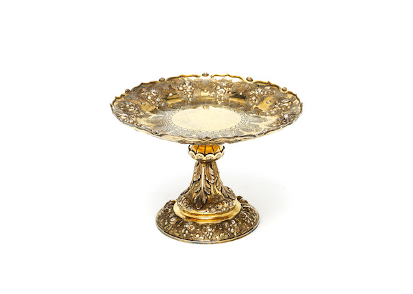 Bonhams : A Victorian silver-gilt comport by Frederick Elkington ...