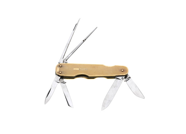 Bonhams : ASPREY An 18 carat gold mounted pocket knife marks for Asprey ...