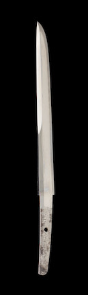 Bonhams : A shin-shinto tanto blade with mounts By Miyamoto Kanenori ...