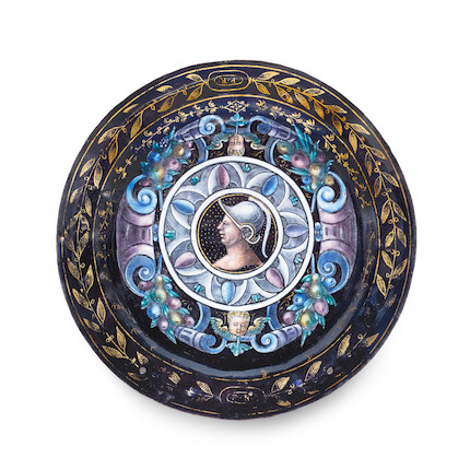 Bonhams : Possibly attributable to the successor of Pierre Reymond (1513-1584) A Limoges enamel ...
