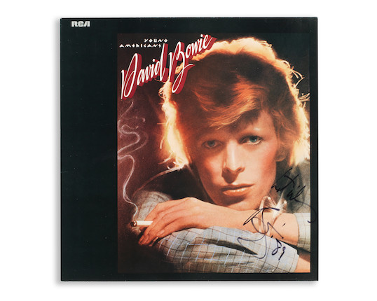 Bonhams : David Bowie An autographed copy of the vinyl album 'Young ...