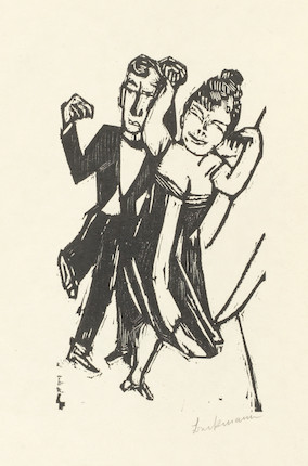 Bonhams : Max Beckmann (German, 1884-1950) Curt Glaser Max Beckmann The ...