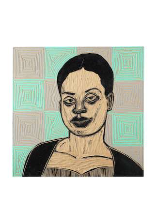 Bonhams : Ephrem Solomon (Ethiopian, born 1983) Three portraits (2014 ...