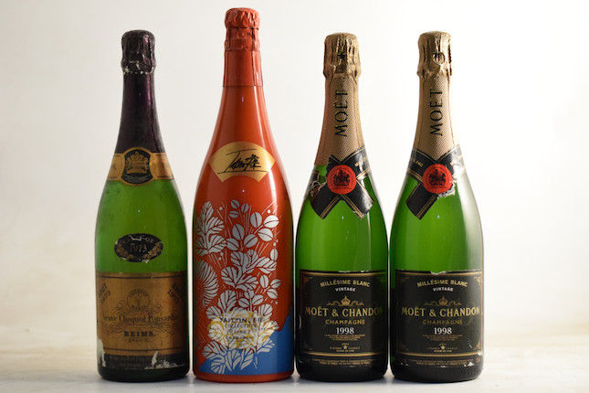 Bonhams : Veuve Clicquot 1973 (2) Taittinger Collection, Imai 1988 (1 ...