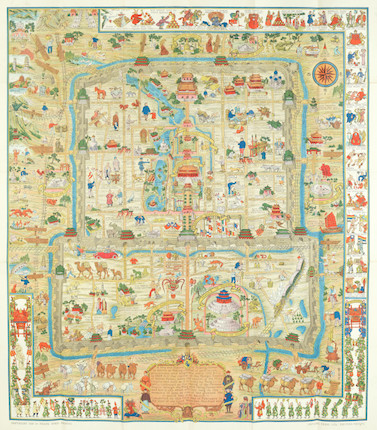 Bonhams : CHINA - BEIJING DORN (FRANK) A Map and History of Peiping ...