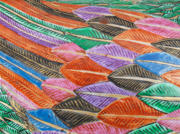 Bonhams : A very fine and rare pair of famille rose 'goose' tureens and ...