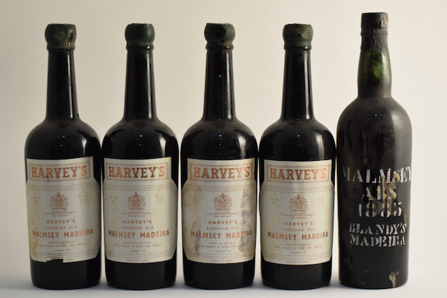 Bonhams : Malmsey ABS 1885, Blandy (1) Harveys of Bristol Superior Old ...