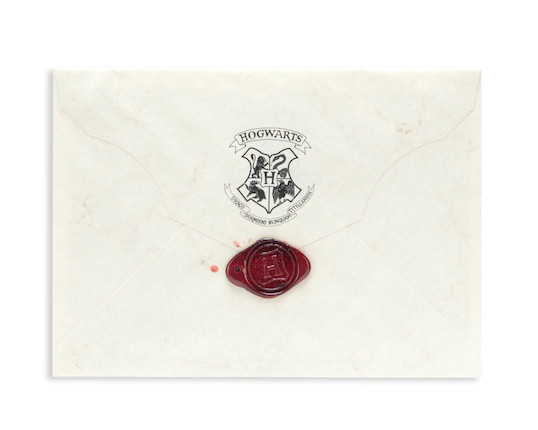 Bonhams : Harry Potter A Hogwarts acceptance letter with envelope from ...
