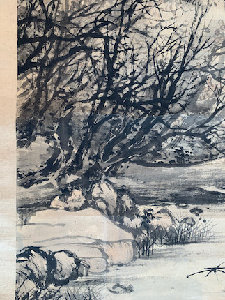 Bonhams : Li Shida (1550-1620) Boating on the Spring River