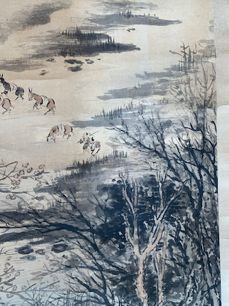 Bonhams : Li Shida (1550-1620) Boating on the Spring River