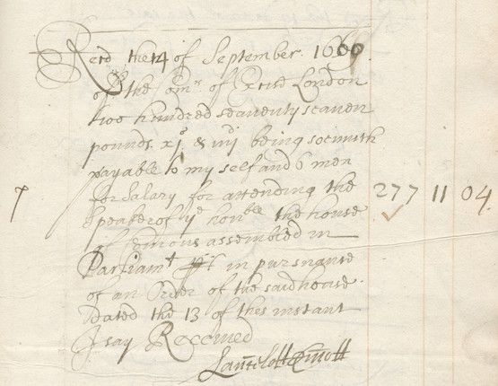 Bonhams : BANKING - SEVENTEENTH CENTURY Banking ledger kept in person ...