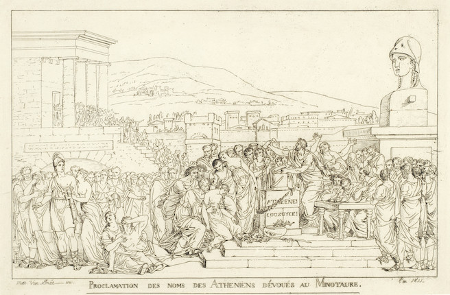 Bonhams : Mathieu Ignace van Bree (Flemish, 1773-1839) 'Etude pour le ...