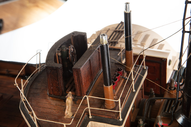 Bonhams : A MODEL OF THE PADDLE STEAMER MEG O'MELDON, modern,