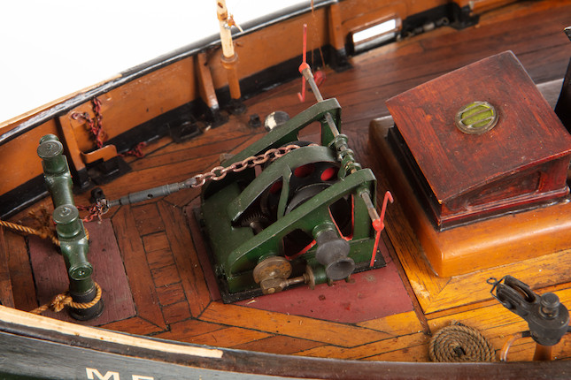 Bonhams : A MODEL OF THE PADDLE STEAMER MEG O'MELDON, modern,