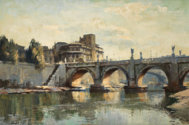 Bonhams : Edward Seago, RWS, RBA (British, 1910-1974) Ponte Sant'Angelo ...