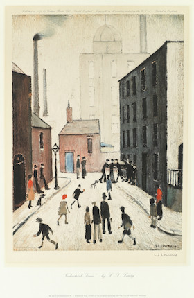 Bonhams : Laurence Stephen Lowry R.A. (British, 1887-1976) Industrial ...