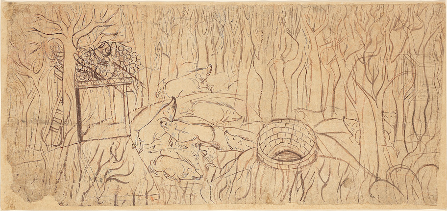 Bonhams : Raja Umed Singh and his minister, Zalim Singh, shooting wild ...