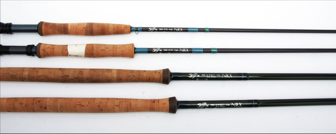 Bonhams : Four G Loomis NRX fly rods