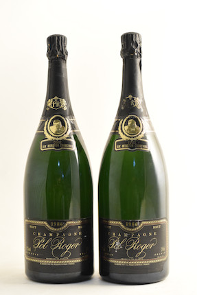 Bonhams : Pol Poger, Cuvée Sir Winston Churchill 1986 (2 magnums)