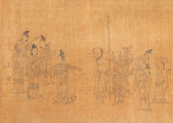 Bonhams : In the manner of Li Gonglin, Ming Dynasty or Later Procession ...