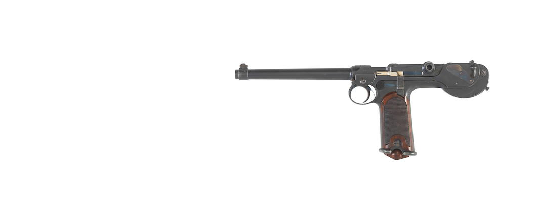 Bonhams : A fine 7.65x25mm System Borchardt patent C-93 self-loading ...
