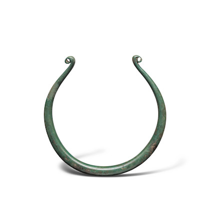 Bonhams : A Celtic bronze torc