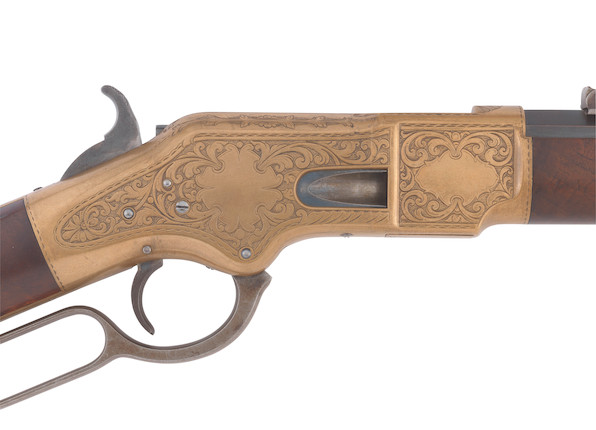 Bonhams : An engraved .44 (R.F.) 'Model 1866' lever-action rifle by ...
