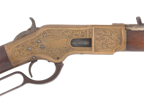 Bonhams : An engraved .44 (R.F.) 'Model 1866' lever-action rifle by ...