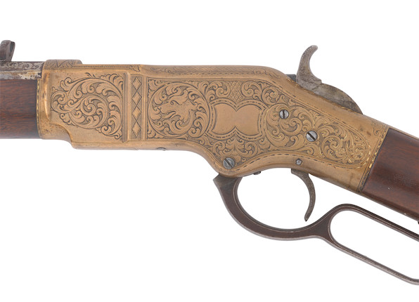 Bonhams : An engraved .44 (R.F.) 'Model 1866' lever-action rifle by ...